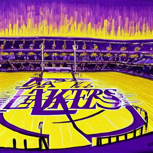 Staples Center Lakers Court