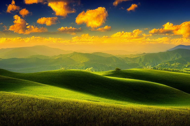 Windows Green Hills Background