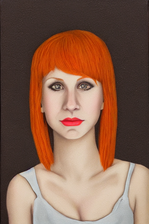 prompthunt: ultra realistic hayley williams face portrait in the style ...