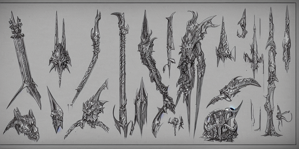 Fantasy Weapon Designs