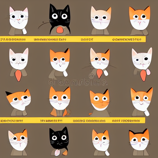Anime Cat Face Expression