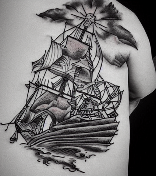 Lego Pirate Ship Tattoos