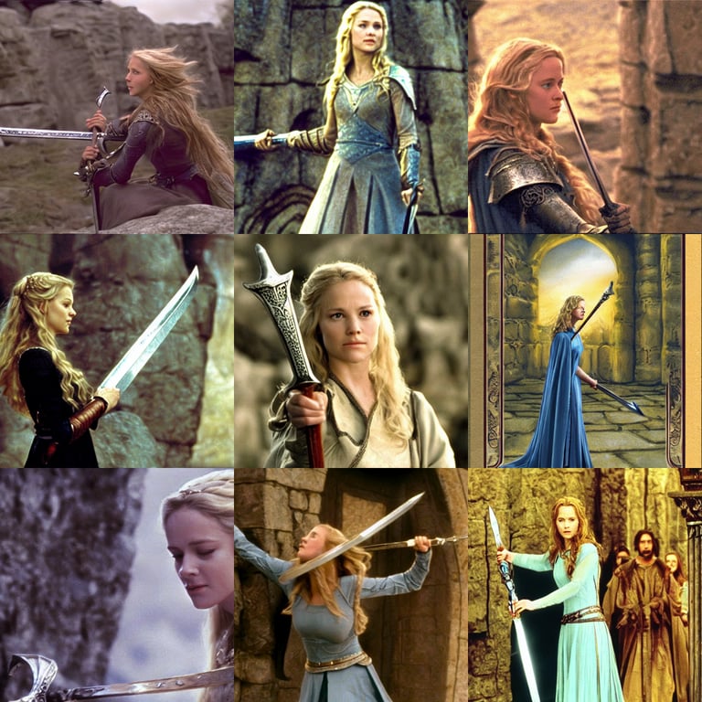 Eowyn With Sword
