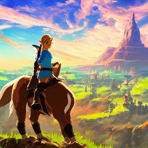 Epic Zelda Background