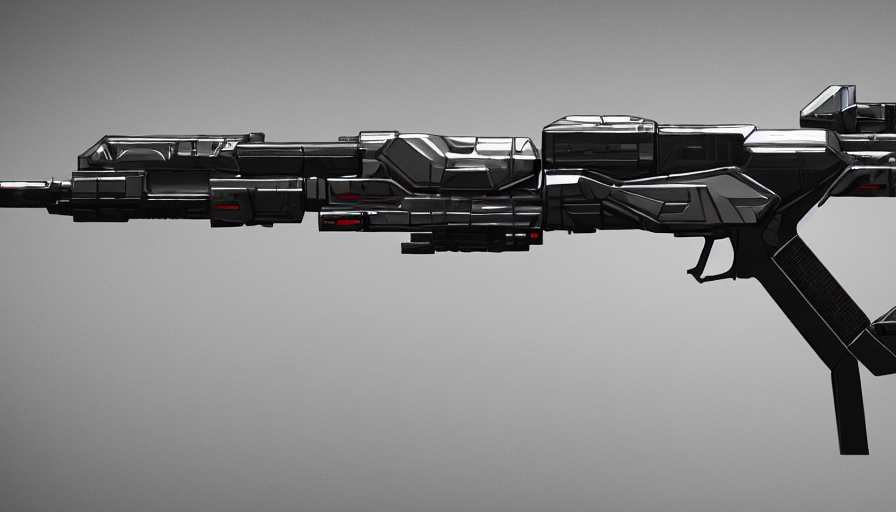 Sci Fi Laser Rifle
