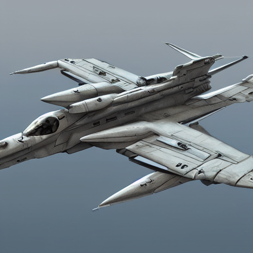 Futuristic Military Aircraft