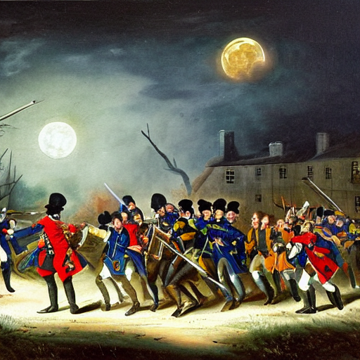 Redcoats British Painting
