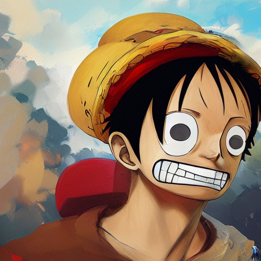 Luffy One Piece Smiling