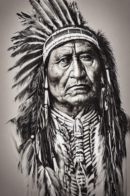 Drawings Of Native American Chiefs