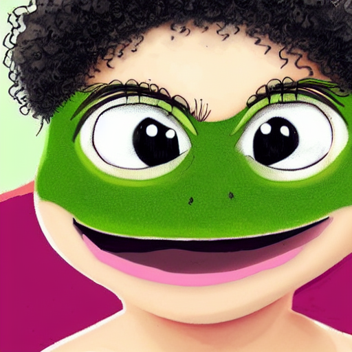 Pepe With Hair