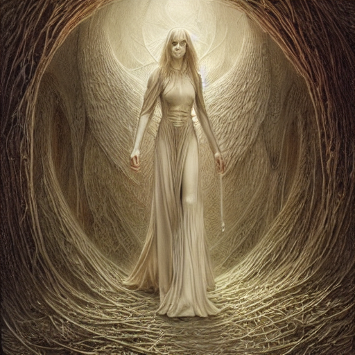 prompthunt: intricate, concept art, deviantart, angel character by seb ...