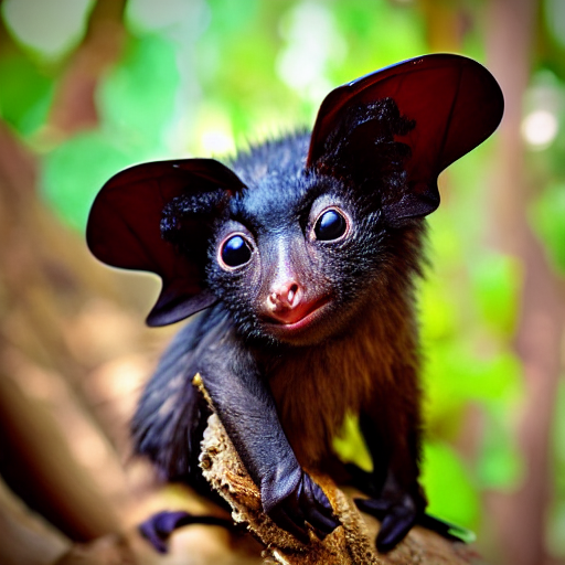 Cute Fruit Bat