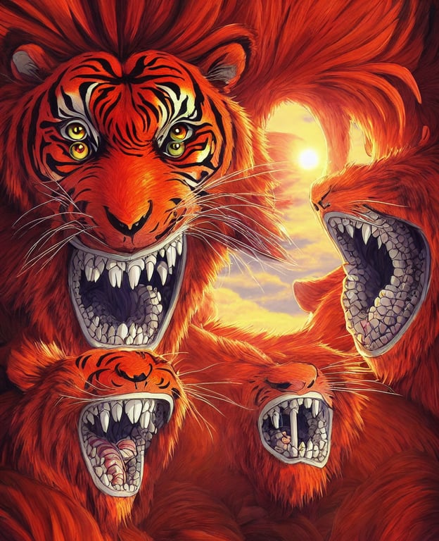 Anime Ice Tiger