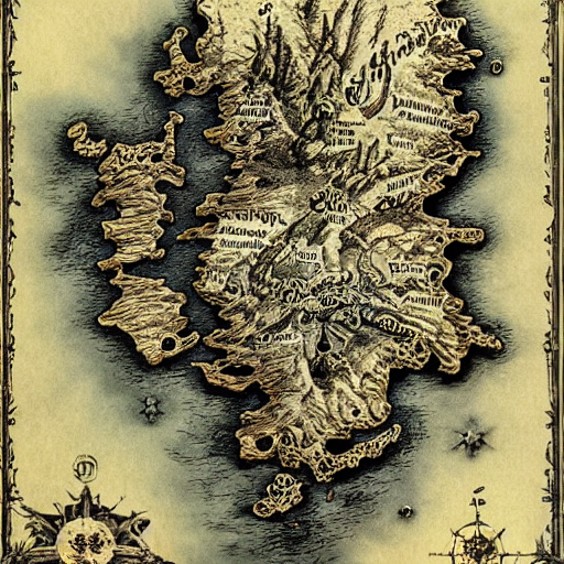 Old Fantasy Map