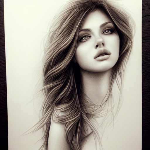 Realistic Girl Drawing
