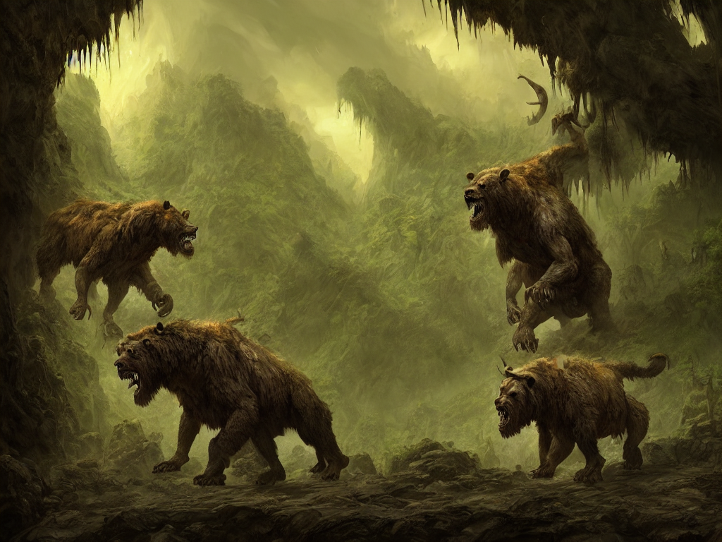 Cave Bear Vs Cave Lion