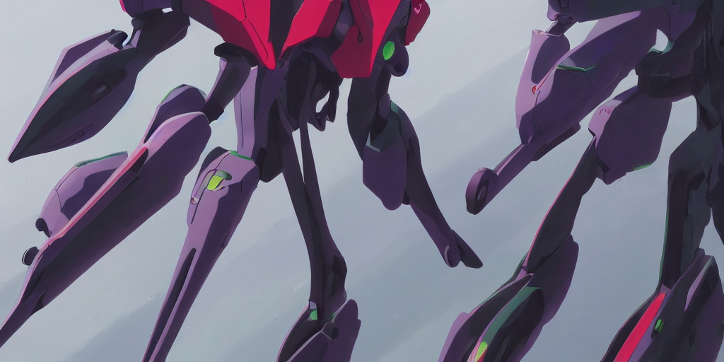 prompthunt: neon Genesis evangelion 01 mech concept art close up shot ...