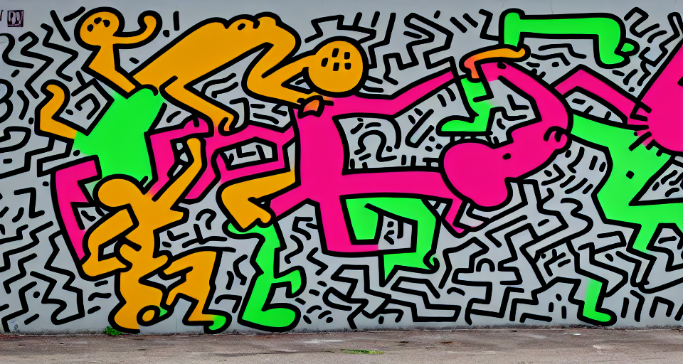 Keith Haring Graffiti
