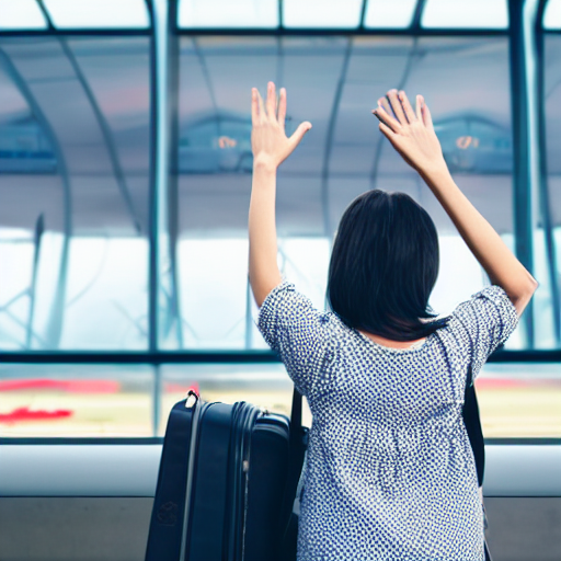 Waving Goodbye To A Friend