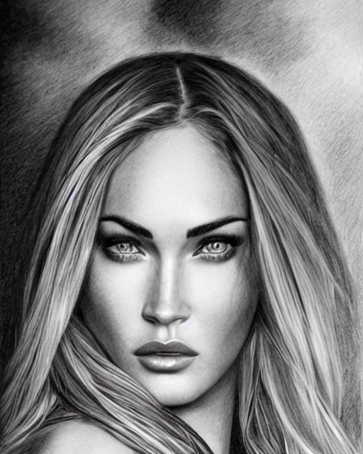 Pencil Drawings Of Megan Fox