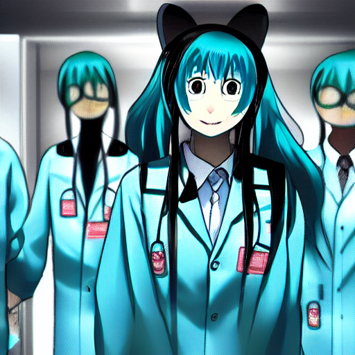 prompthunt: flash photograph of hatsune miku in scp foundation ...