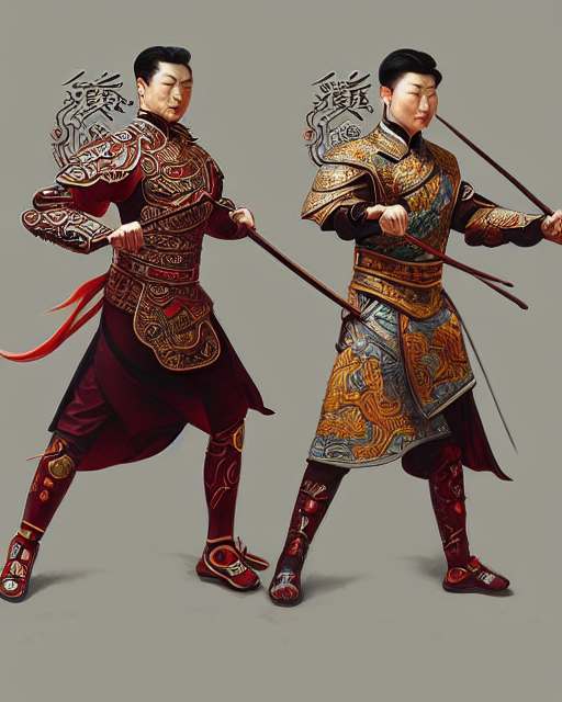 Ancient Chinese Swordsman