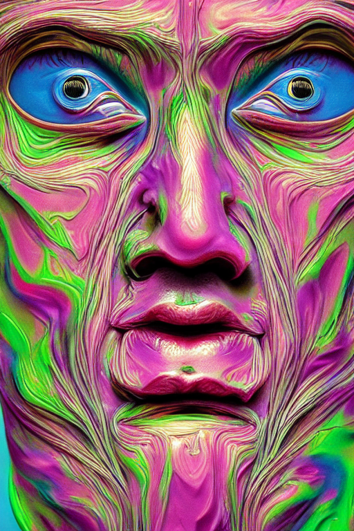 Melting Wax Face