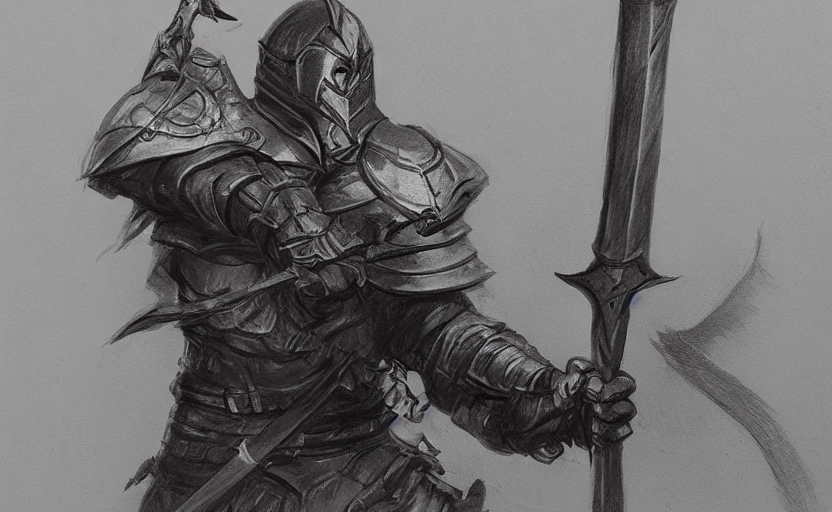 Sword Drawing Pencil