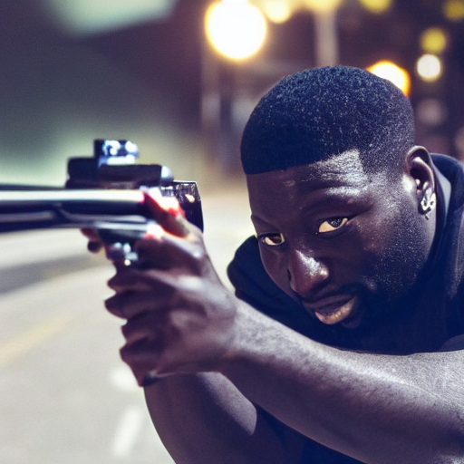Gucci Mane Holding Guns