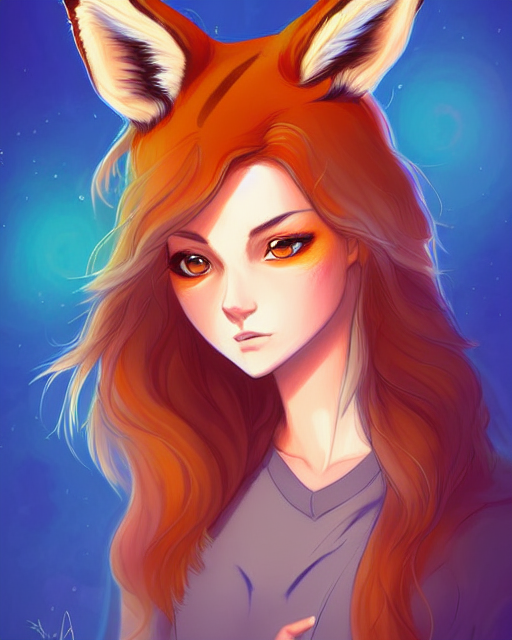 Half Girl Half Fox