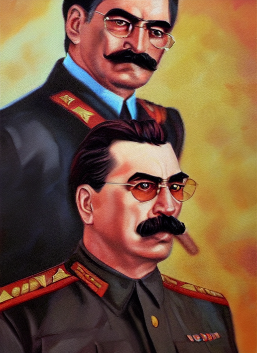 Stalin Painting