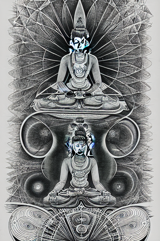 Ancient Buddhist Drawing