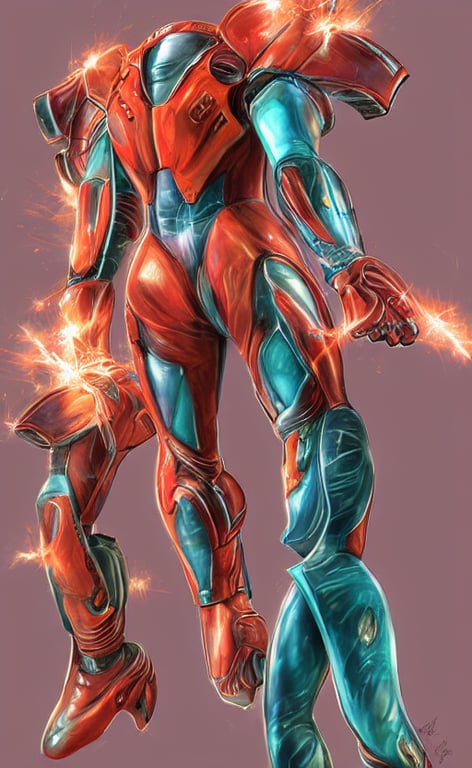 Samus Varia Suit Concept Art