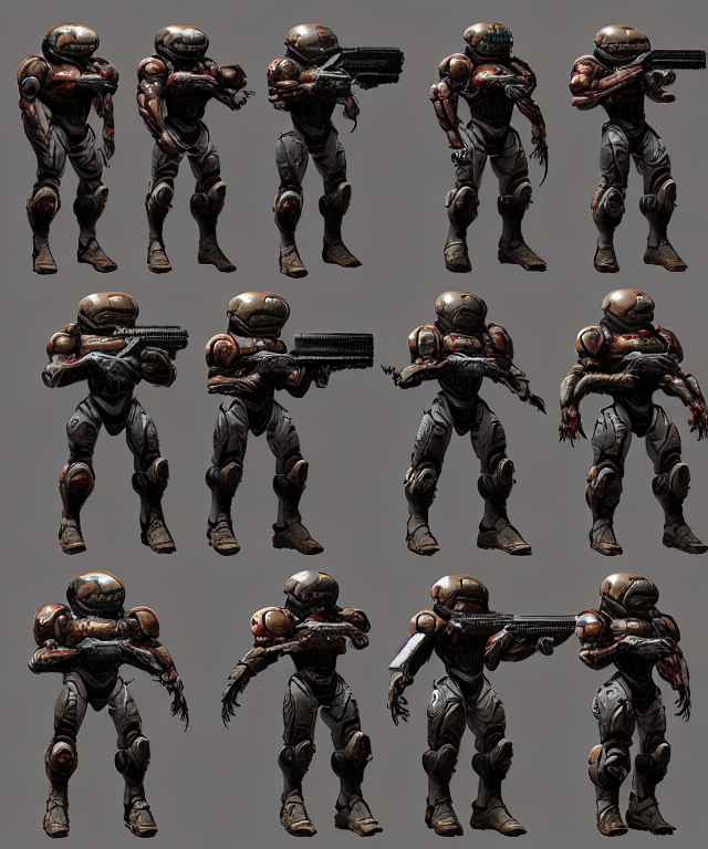 Sprite Sheet Halo
