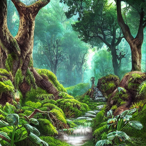 Fantasy Landscape Art Forest