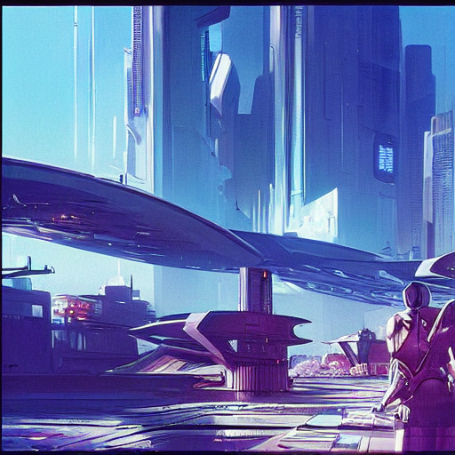 Cyberpunk City Daytime