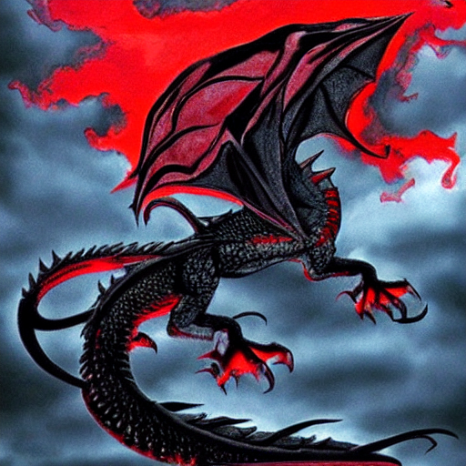 Red Lightning Dragon