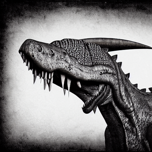 prompthunt: portrait of a highly realistic allosaurus-person, real ...