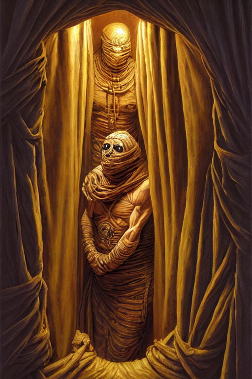 Mummy Painting