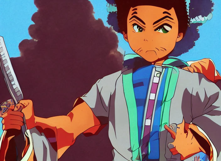 The Boondocks Huey Samurai