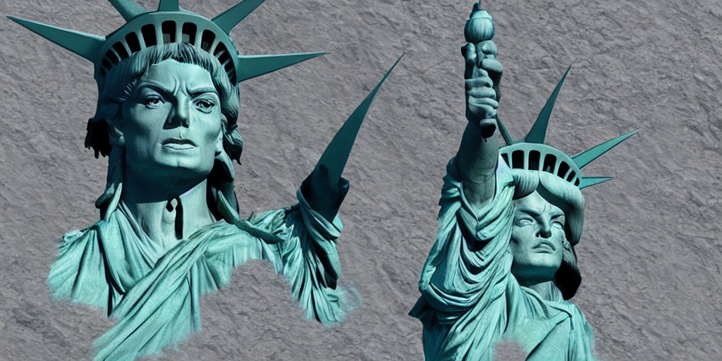 Statue Of Liberty Whole Body