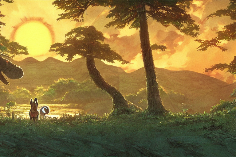 Princess Mononoke Landscape