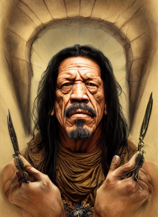 Danny Trejo Caricature