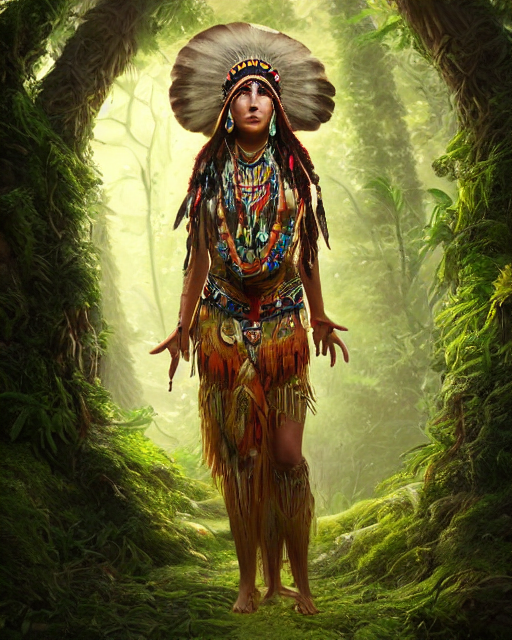 Native American Shaman Art