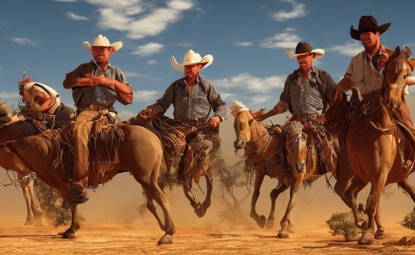 Cowboy Standoff Western