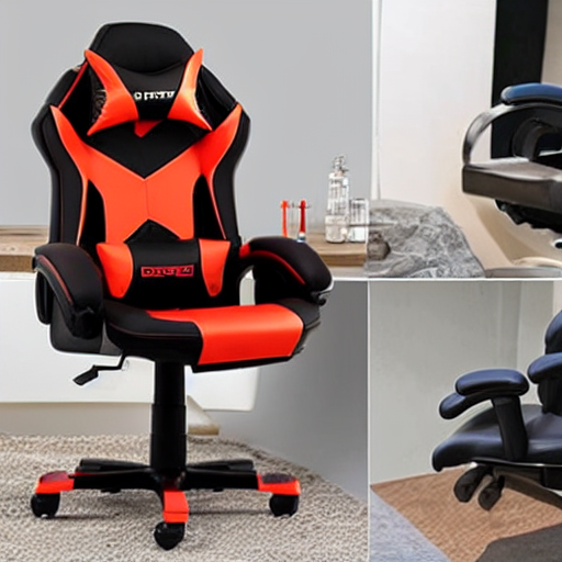prompthunt: gaming chair combined with a toilet