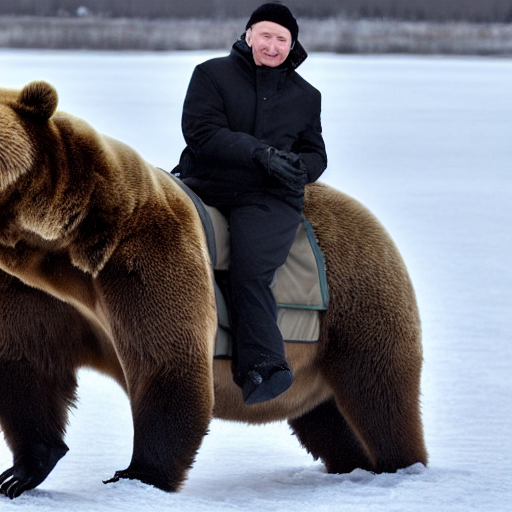 Putin Riding Bear