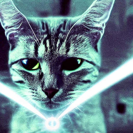 Cats Shooting Lasers Out Of Their Eyes