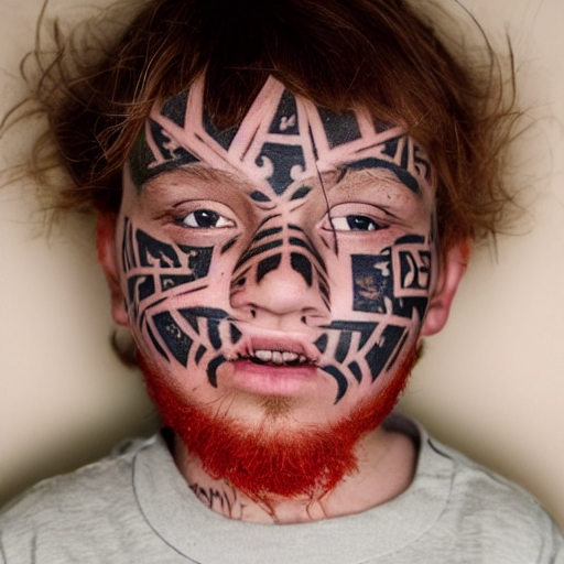 Gangster Face Tattoos