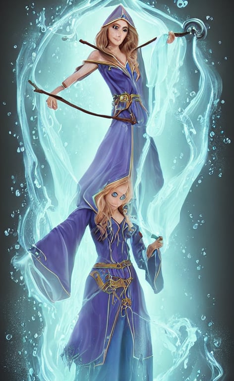 Anime Water Elf Warrior